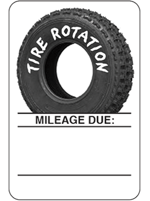Oil Change Reminder Labels and Printers