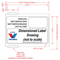 Oil Change Reminder Labels and Printers