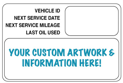 Oil Change Reminder Labels and Printers