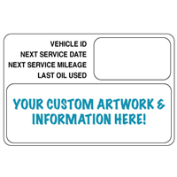 Oil Change Reminder Labels and Printers